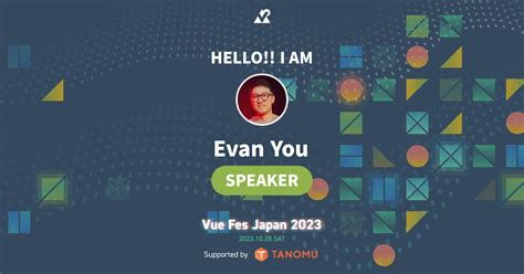 Evan You Vue Fes Japan 2023