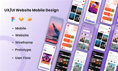 Design Ui Ux Mobile Web Using Figma By Imadbenhamou Fiverr