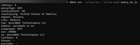 How To Use Ip2proxy In Deno