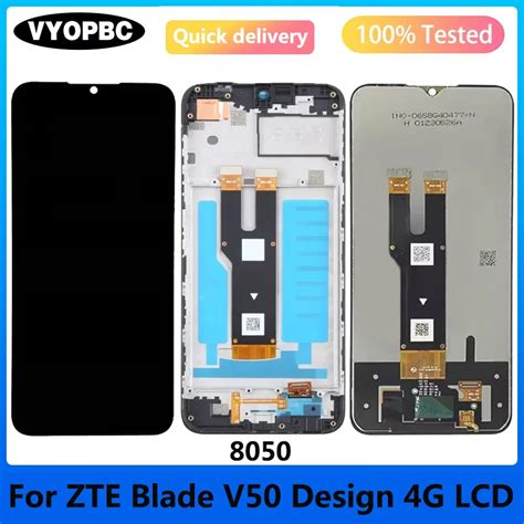 6 6 For Zte Blade V50 Design 4g 8050 Lcd Screen Touch Panel Digitizer
