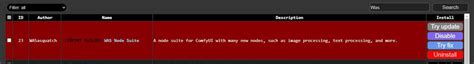 import failed while installing nodes from the manager r comfyui