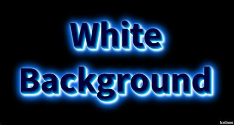 White Background Text Effect And Logo Design Trendy