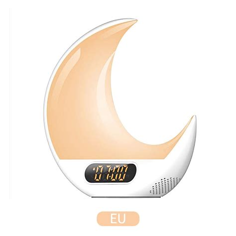 Multifunctional Moon Wake Up Light Alarm Clock Si Vicedeal