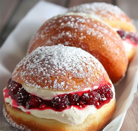 Doughnut Stuffed With Raspberry Cream Northeast Nosh Recipes