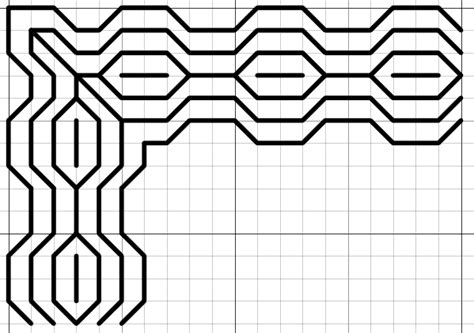Imaginesque Blackwork Cornerandedge Patterns