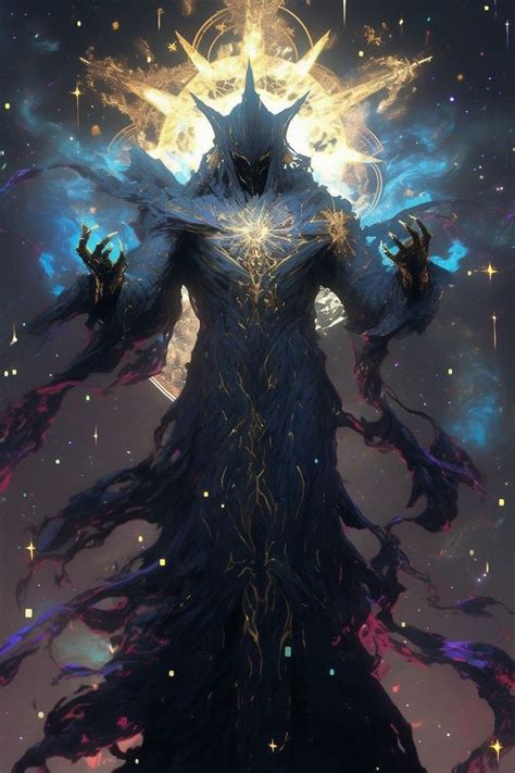 The Demon Of The Sun God Fantasy Art Deities Dnd Dark Gods Cosmic King