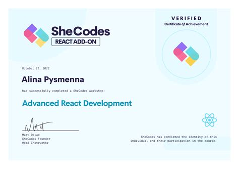 Alina Pysmenna Shecodes Profile Shecodes