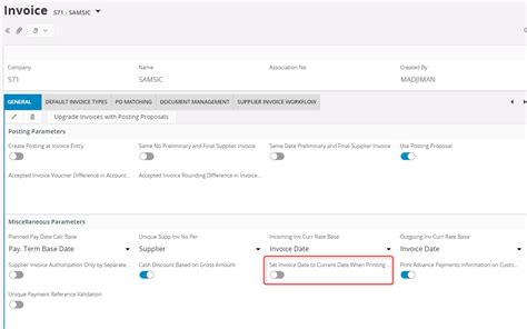 instant invoice voucher date different than invoice date ifs community
