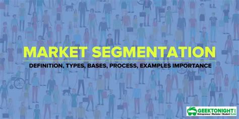What Is Market Segmentation Definition Types Examples Bases Importance