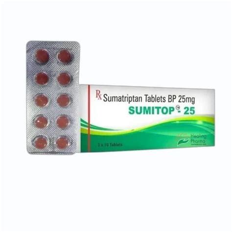 Sumitop 25 Mg At ₹ 180stripe Imitrex Tablet In Nagpur Id