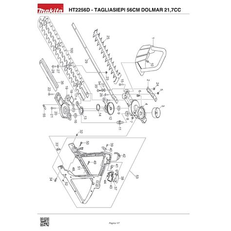 Dolmar Spare Parts For Petrol Hedge Trimmer HT D