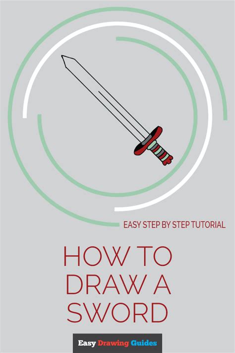 How To Draw A Sword Easy Drawing Guides