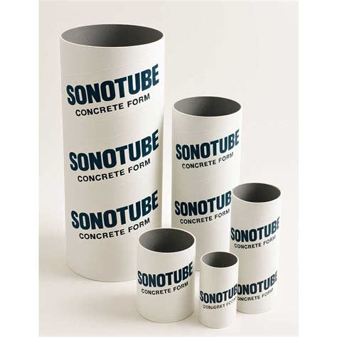 Sonotube Concrete Forms In All Sizes 8 To 48 Diameter