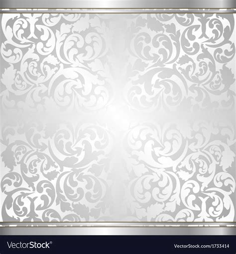 Silver Background Royalty Free Vector Image Vectorstock