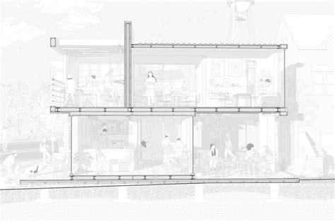 Flat Vector Detailed Perspective Section Creative Content Bundle Toffu Co Section Drawing