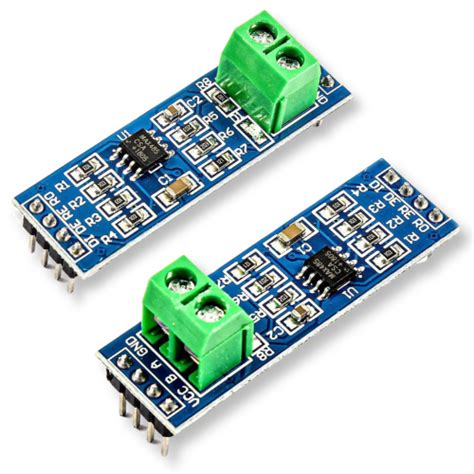 Mikrobot Uart Ttl To Rs485 Converter On Max485 Ic Powered By 5v From