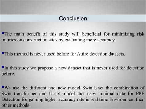 Detection Of Personal Protective Equipment Ppe Through Segmentation