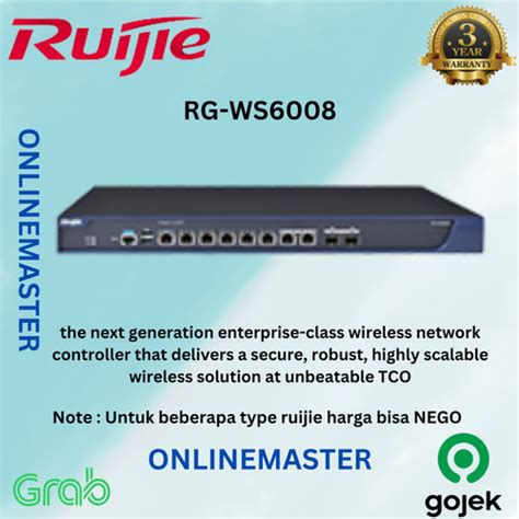 Jual Ruijie Rg Ws6008 Wireless Controller Jakarta Pusat