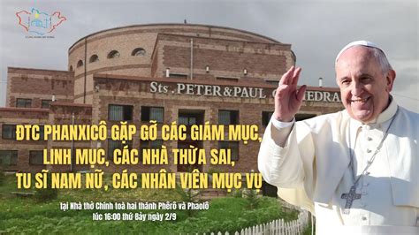 ĐỨc ThÁnh Cha PhanxicÔ GẶp GỠ CÁc GiÁm MỤc Linh MỤc NhÀ ThỪa Sai Tu