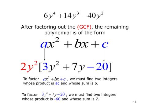 Complete Factoring Rules In Grade 8 Mathppt