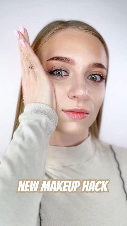 Lets Try This Makeup Hack☺️ Makeup Makeuphacks Beautyhacks Youtube