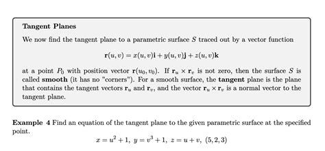 Solved Tangent Planes We Now Find The Tangent Plane To A Chegg Com
