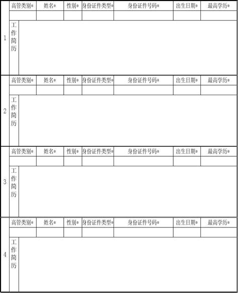 高级管理人员变更信息表 word文档在线阅读与下载 无忧文档