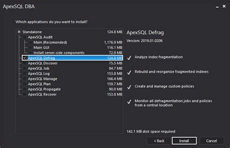 ApexSQL Defrag Installation And Troubleshooting Guide