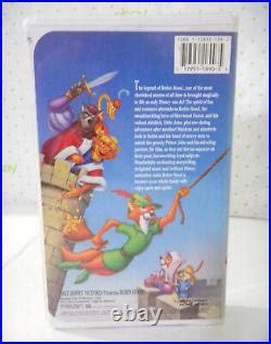 Walt Disneys Robin Hood Black Diamond The Classics Vhs 1189