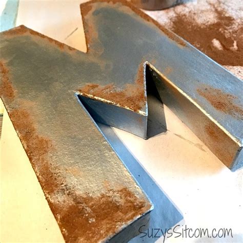 Easy Faux Rust Technique For Home Decor Ideas For The Home