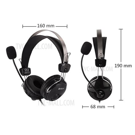 A TECH HS P Noise Reduction Microphone Voice Call Teaching Game PC Computer Wired Headset