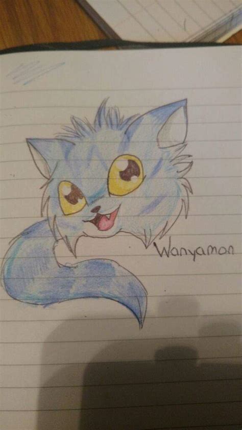 Wanyamon Drawing Digimon Amino