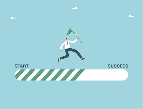 Great Success In Business Or Work Desire And Motivation To Achieve