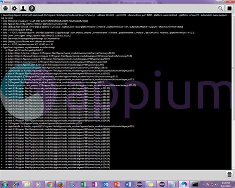 Error Running Appium Command Arguments To Pathresolve Must Be Strings