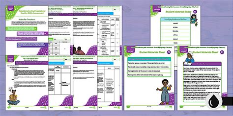 Foundational Reading Skills Assessment Grade 5 Twinkl