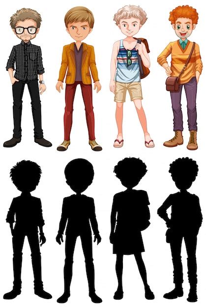 Character Cutout Vectors And Illustrations For Free Download Freepik