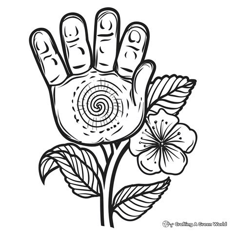 Handprint Coloring Pages 2025 Handprint Coloring Pages 2025