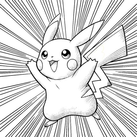 How To Draw Pikachu Sitting Down