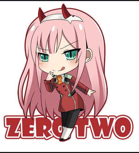 Chibi Zero Two R Darlinginthefranxx
