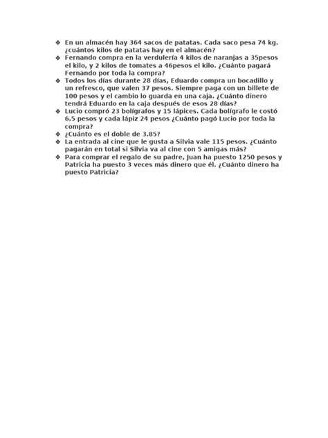 Tarea De Multiplicacio Pdf