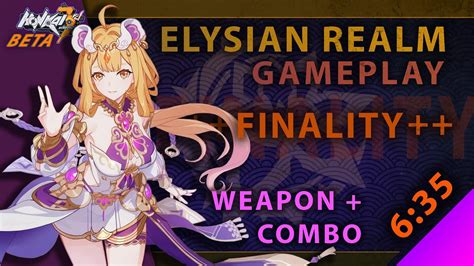 [hi3 Beta 6 5] Susannah Elysian Realm Finality Showcase Weapon Combo Style Youtube