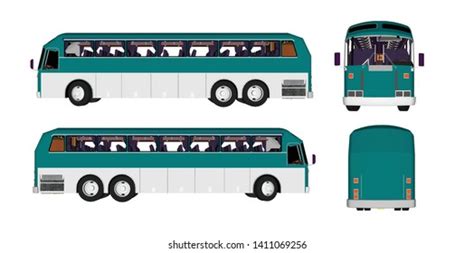 Passenger Bus Vector White Background Stock Vector Royalty Free Passenger Bus Vector White Background Stock Vector Royalty Free
