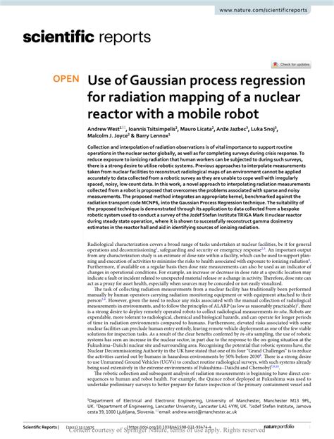pdf use of gaussian process regression for radiation mapping of a