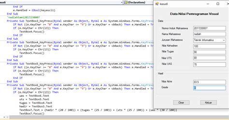 contoh kasus menggunakan iif dan select case pada vb