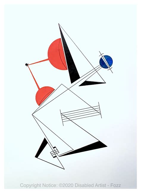 Abstract Geometric Shapes Drawing