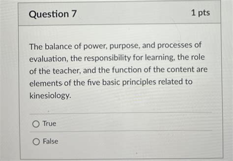 Solved Question 7the Balance Of Power Purpose And