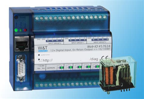 Wut Data Sheet Web Io 12x Digital Input 6x Digital Relay