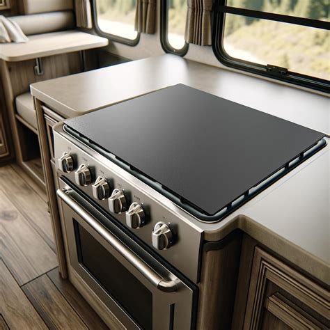 Aluminum Rv Stove Top Cover And Gas Burner Board Dual Non