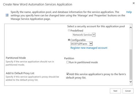 Configure Word Automation Service In Sharepoint 2013