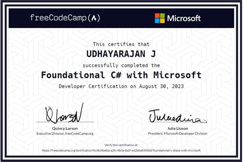 Udhayarajan J On Linkedin Csharp Microsoftcertified Codingjourney